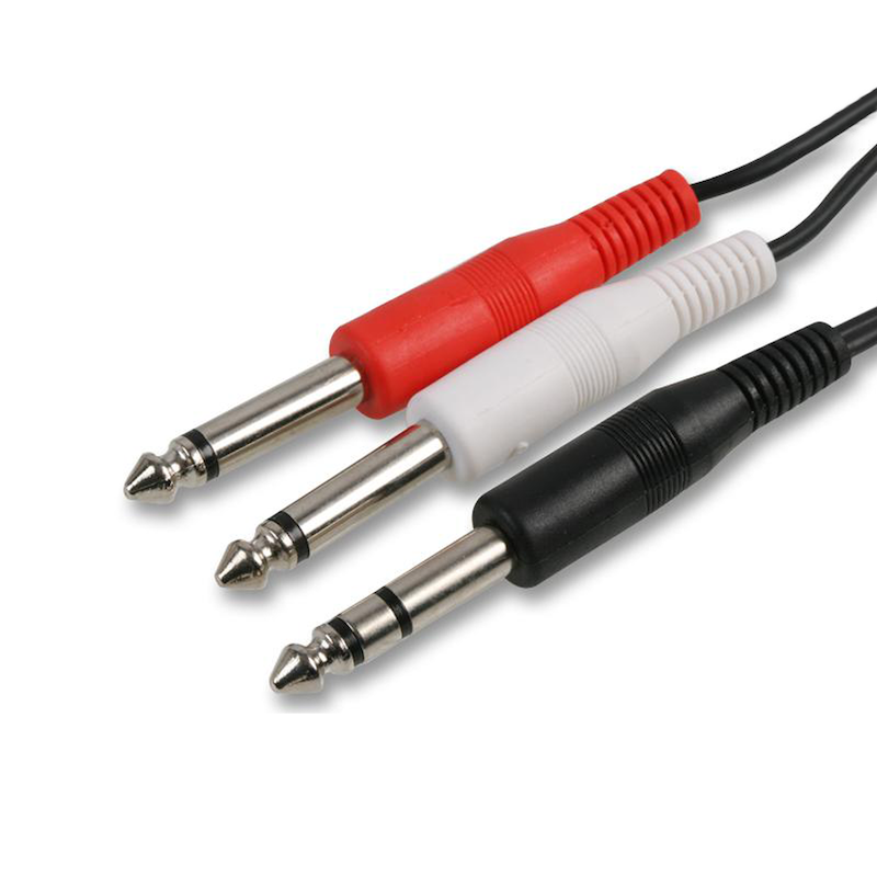 Stereo Jack to 2 x Mono Jack Plugs Cable 50cm | The GigRig Shop